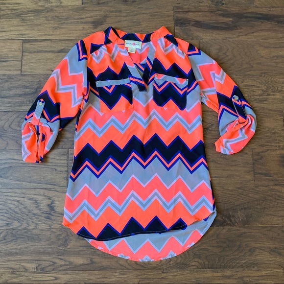 Wishful Park | Tops | Bogo Neon Pink Work Blousetunic | Poshmark